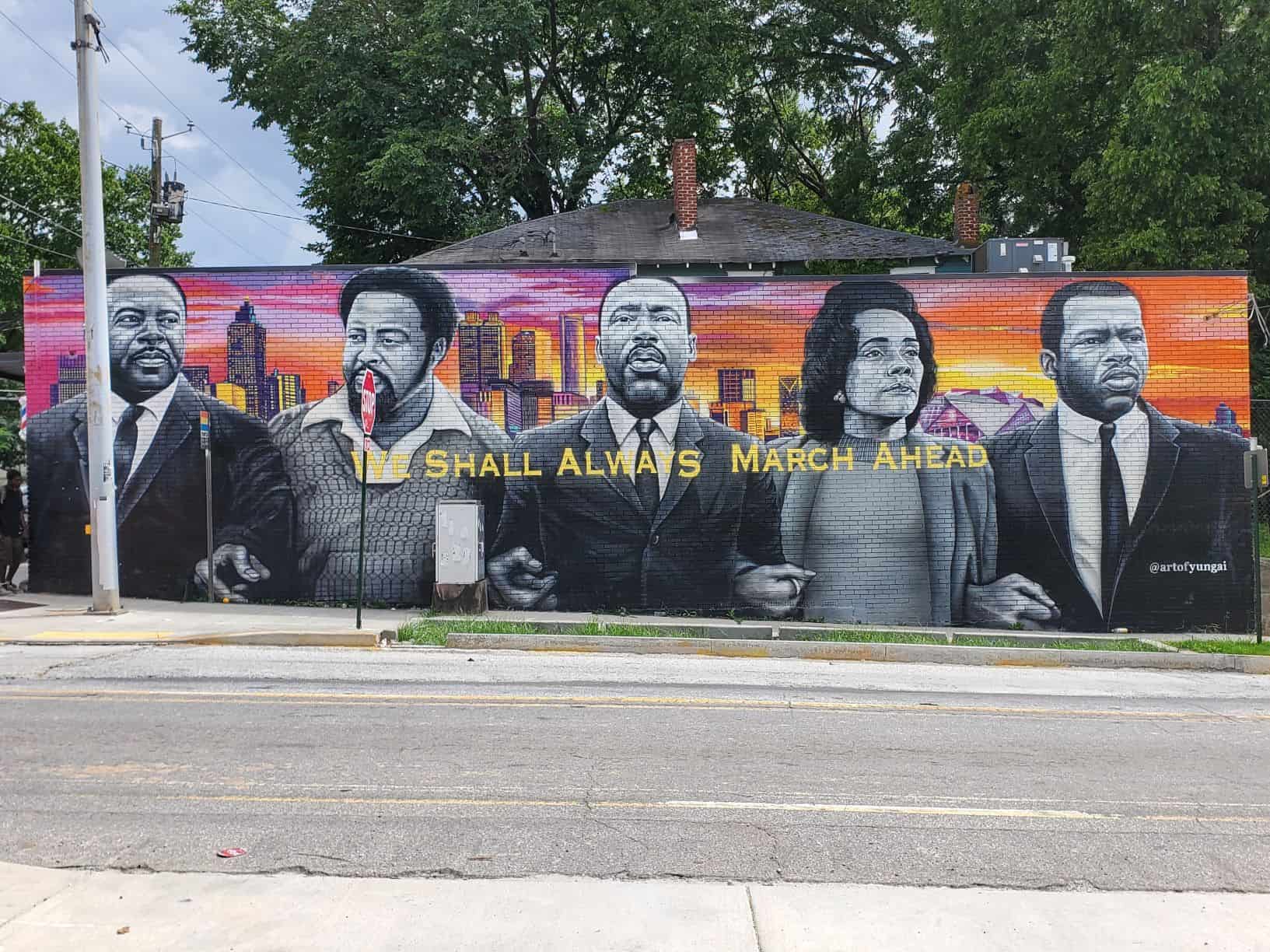 Street Art and Mural Map of the Vine City Area