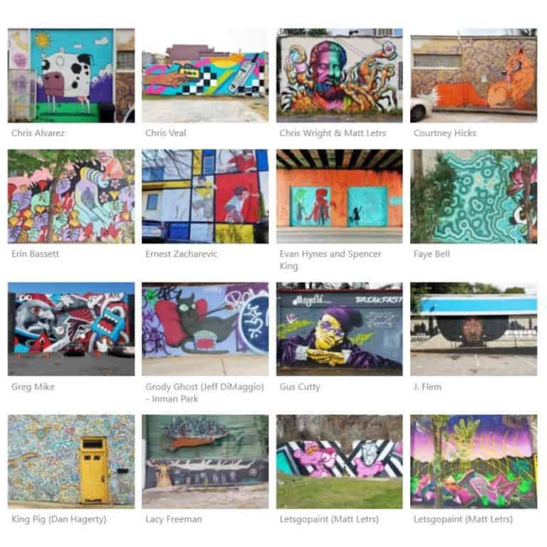 Atlanta Street Art Map: On-line tour guide to 1000+ murals